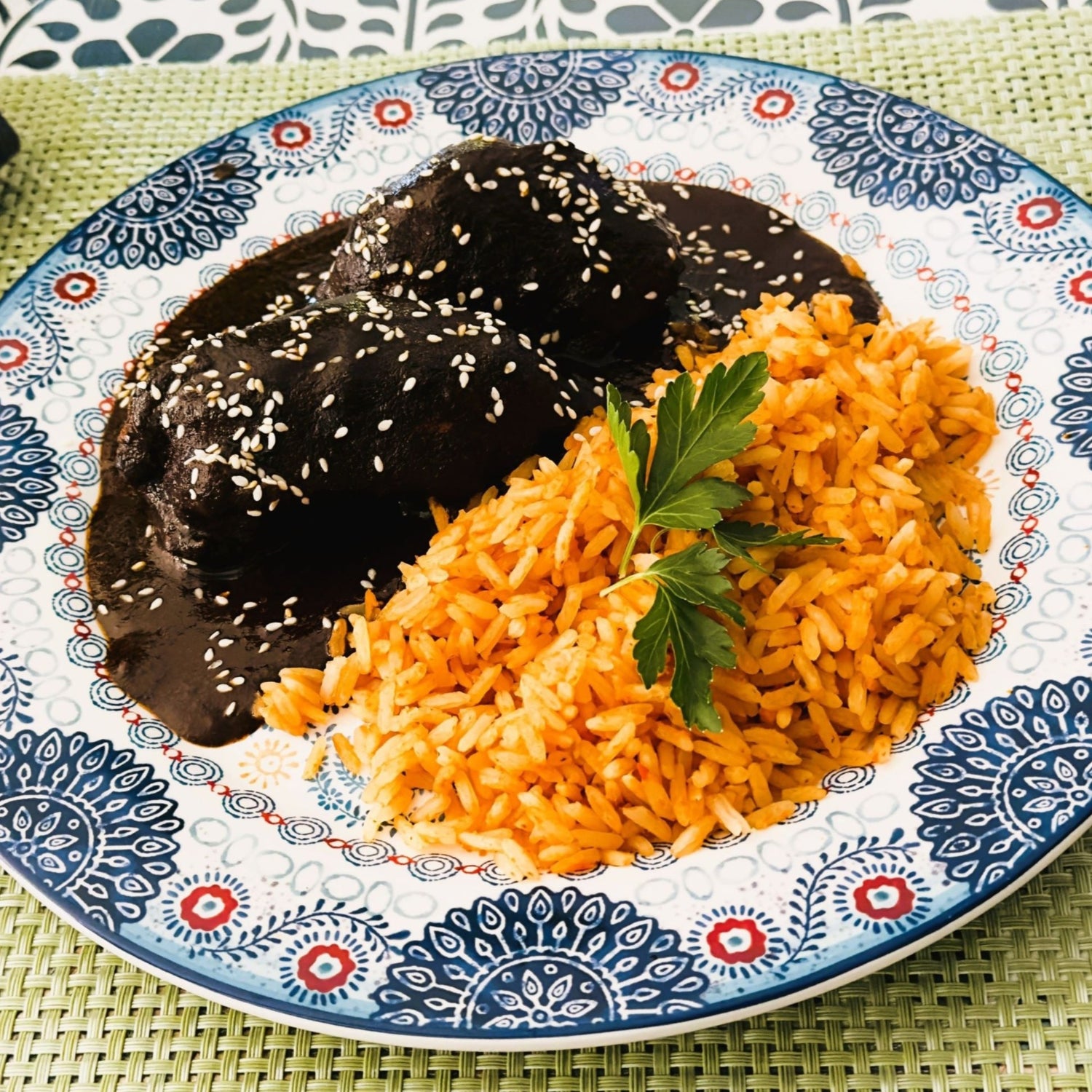 Mole Poblano with Chicken (Mole con Pollo) - Serves 2 | Mexican Palate